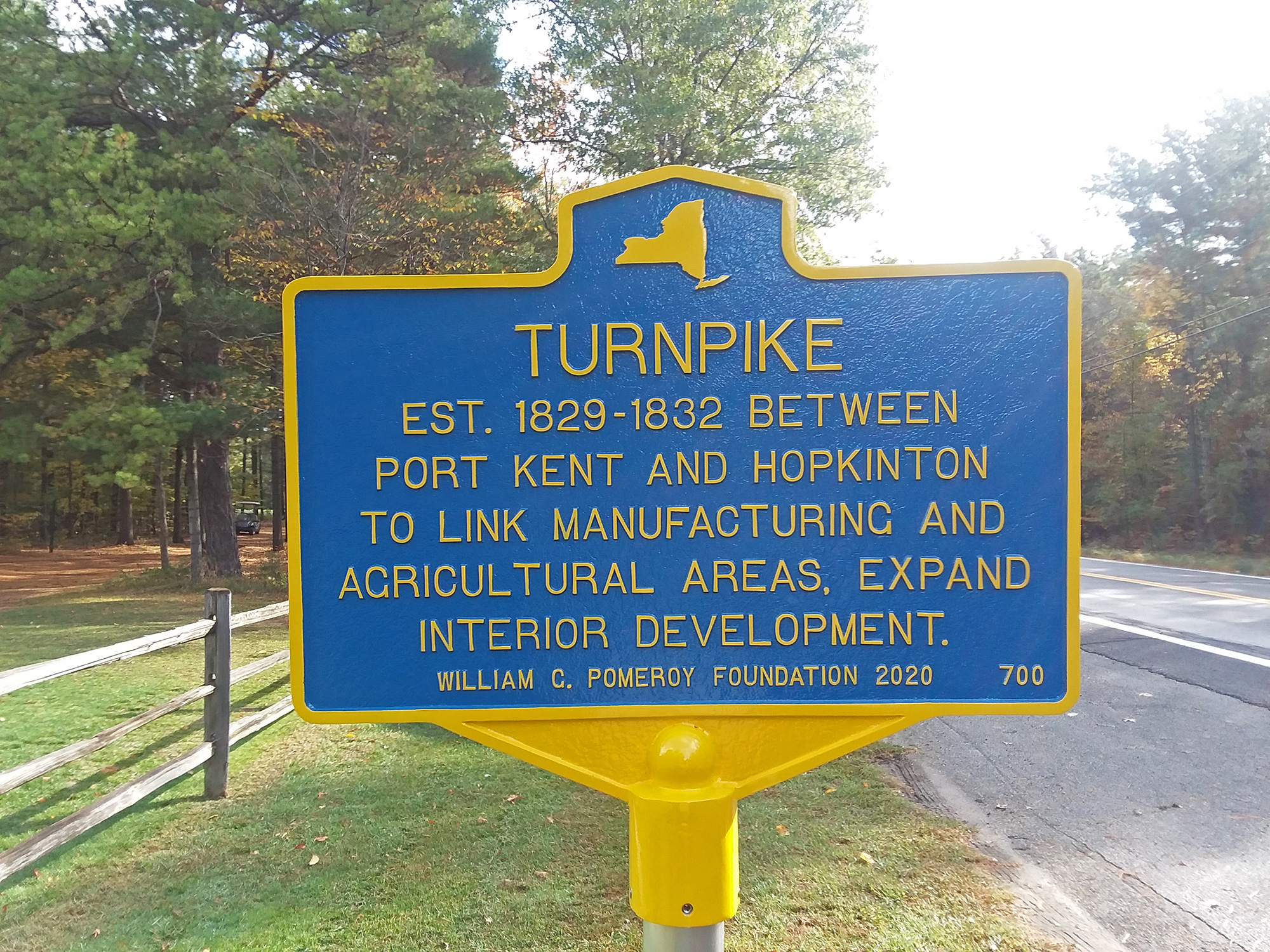 Port Kent Hopkinton Turnpike Historical Marker Unveiling | Anderson ...
